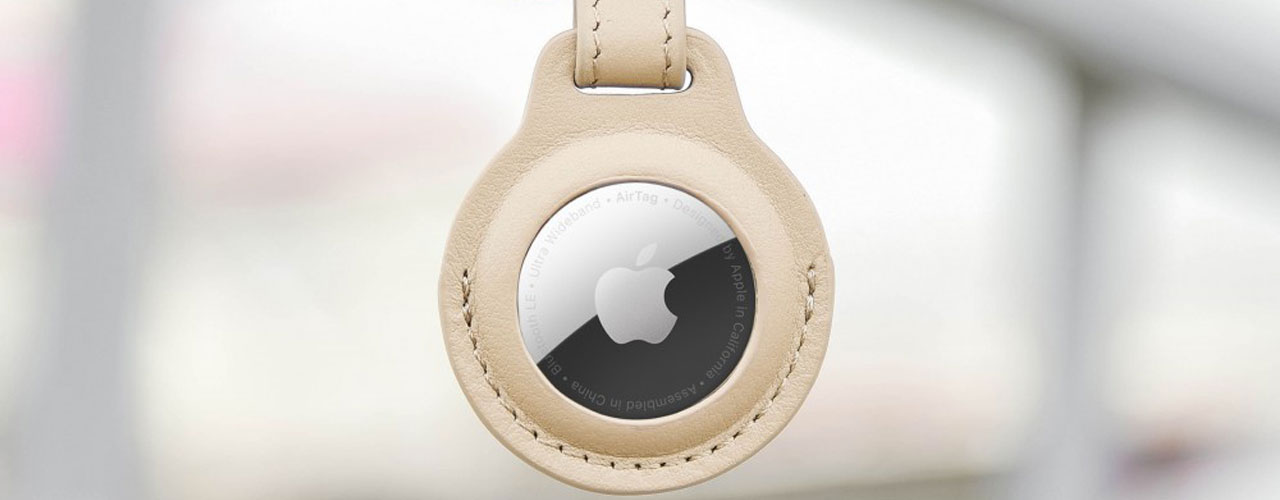 Get Your Apple AirTag Leather Case/Keychain in 10 Colors - Genuine ...