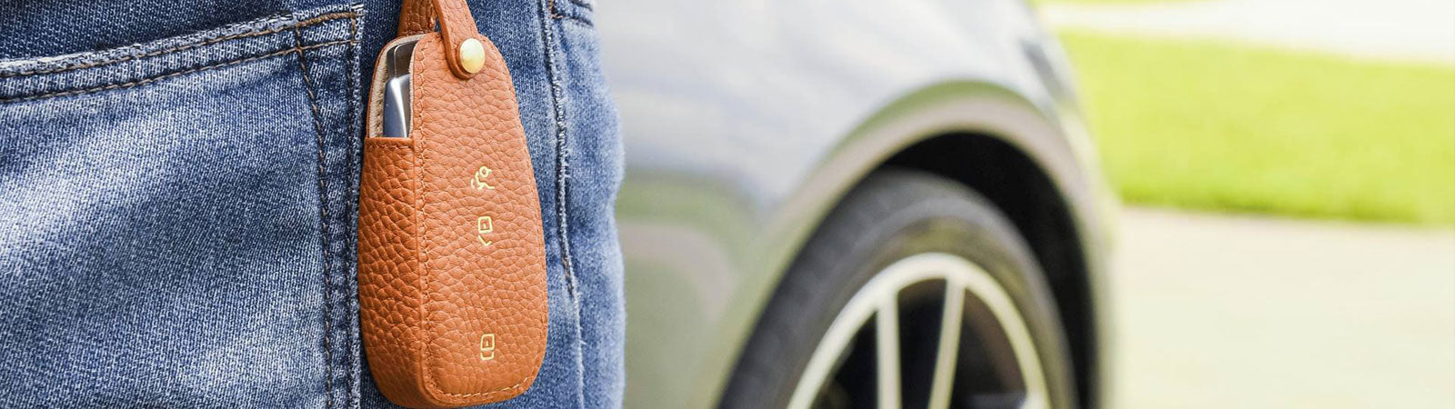 Custom Made Leather Key Cover for Your Mercedes Benz | Key Case & Cover ...